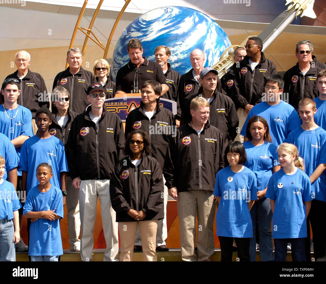 At the grand opening of EPCOT Center's newest attraction "Mission Space ...