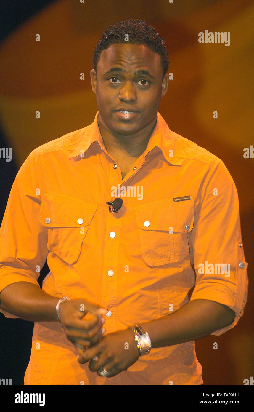 TV Comedian Wayne Brady hosts a media briefing, "A Whole New World" at ...