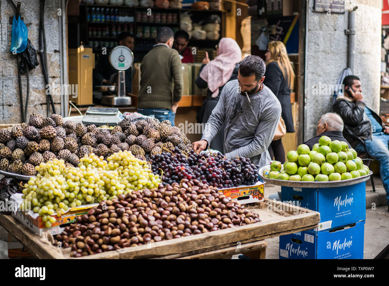 Street market, Amman, Jordan Stock Photo - Alamy