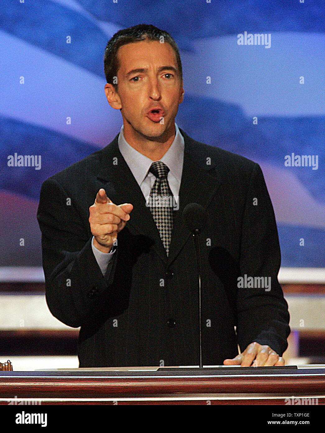 Ron Reagan Son Of Late Former President Ronald Reagan Speaks At The Democratic National