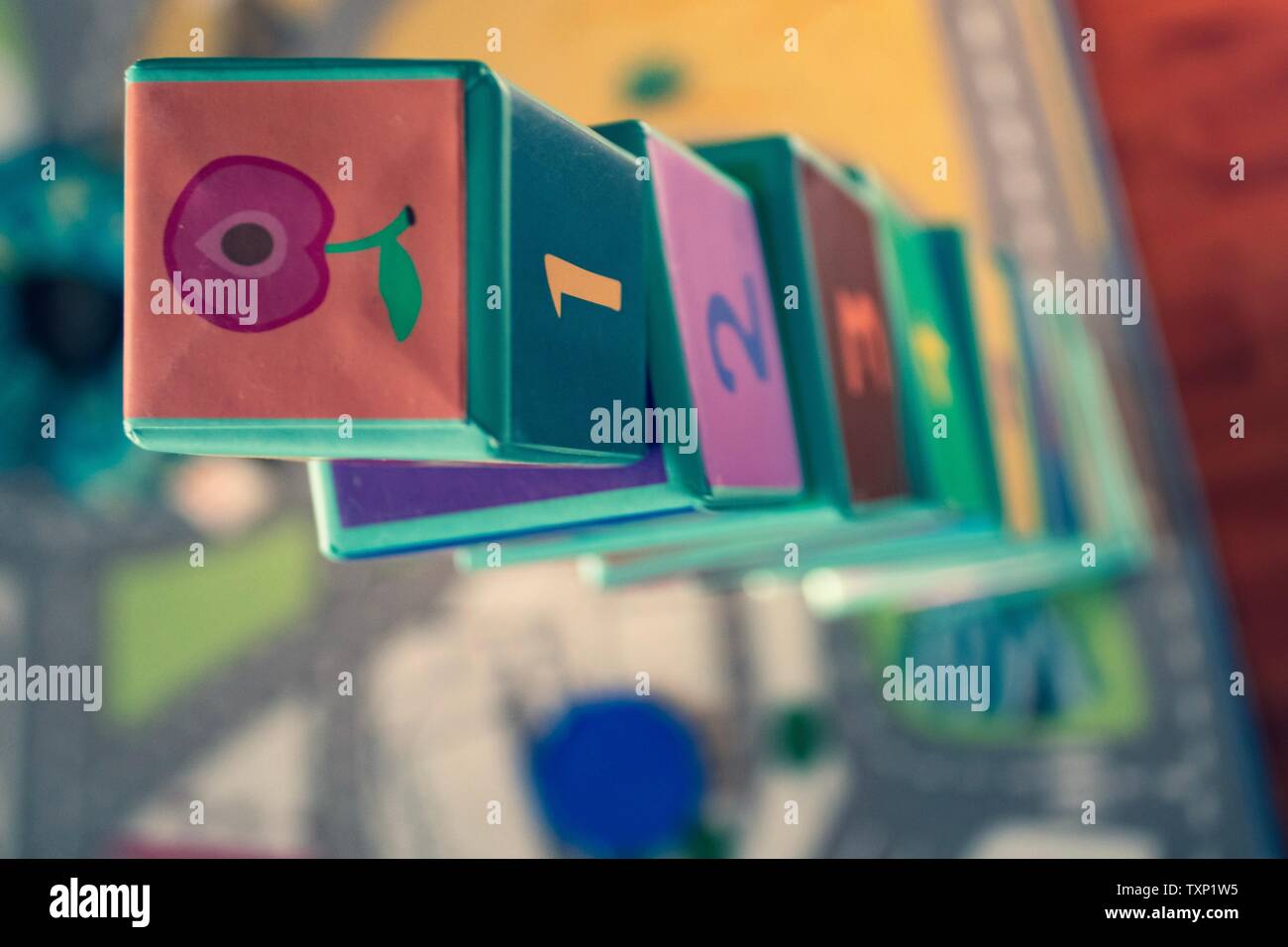 Number blocks hi-res stock photography and images - Alamy