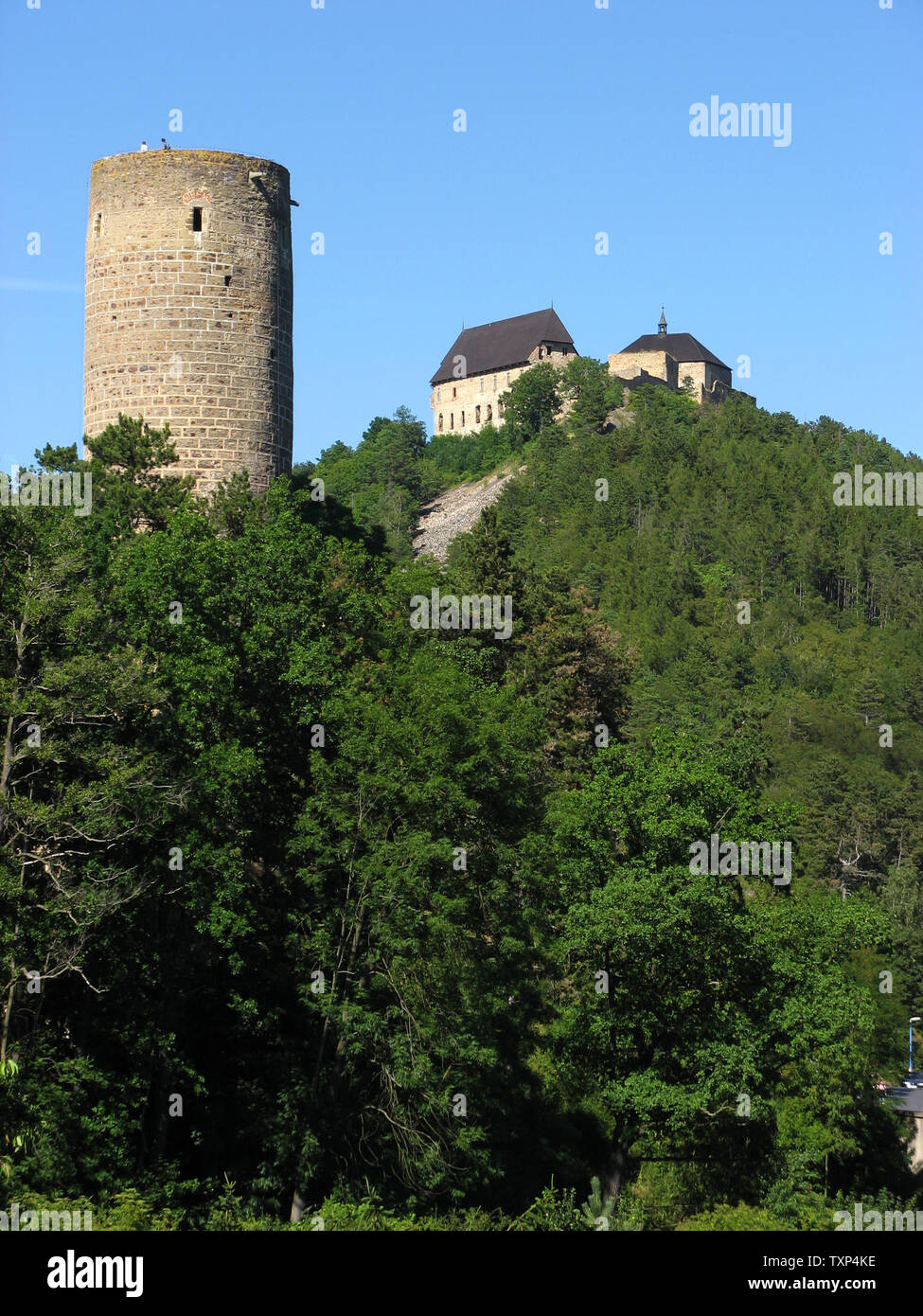 Two different castles near each other Stock Photo - Alamy