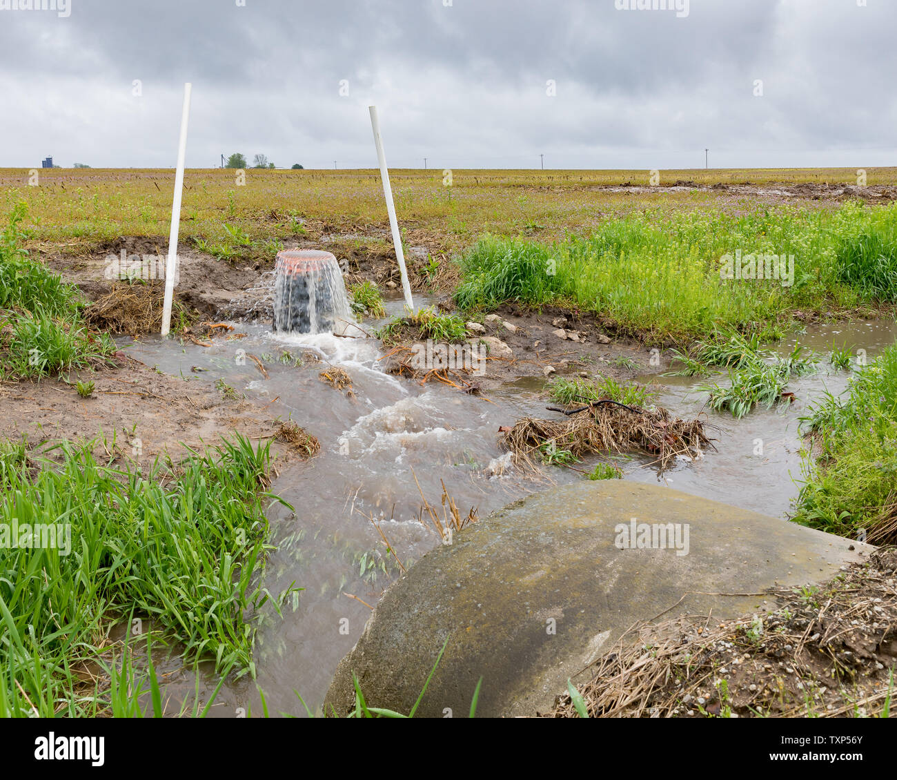 Heavy rains and storms in the Midwest have caused farm field flooding ...