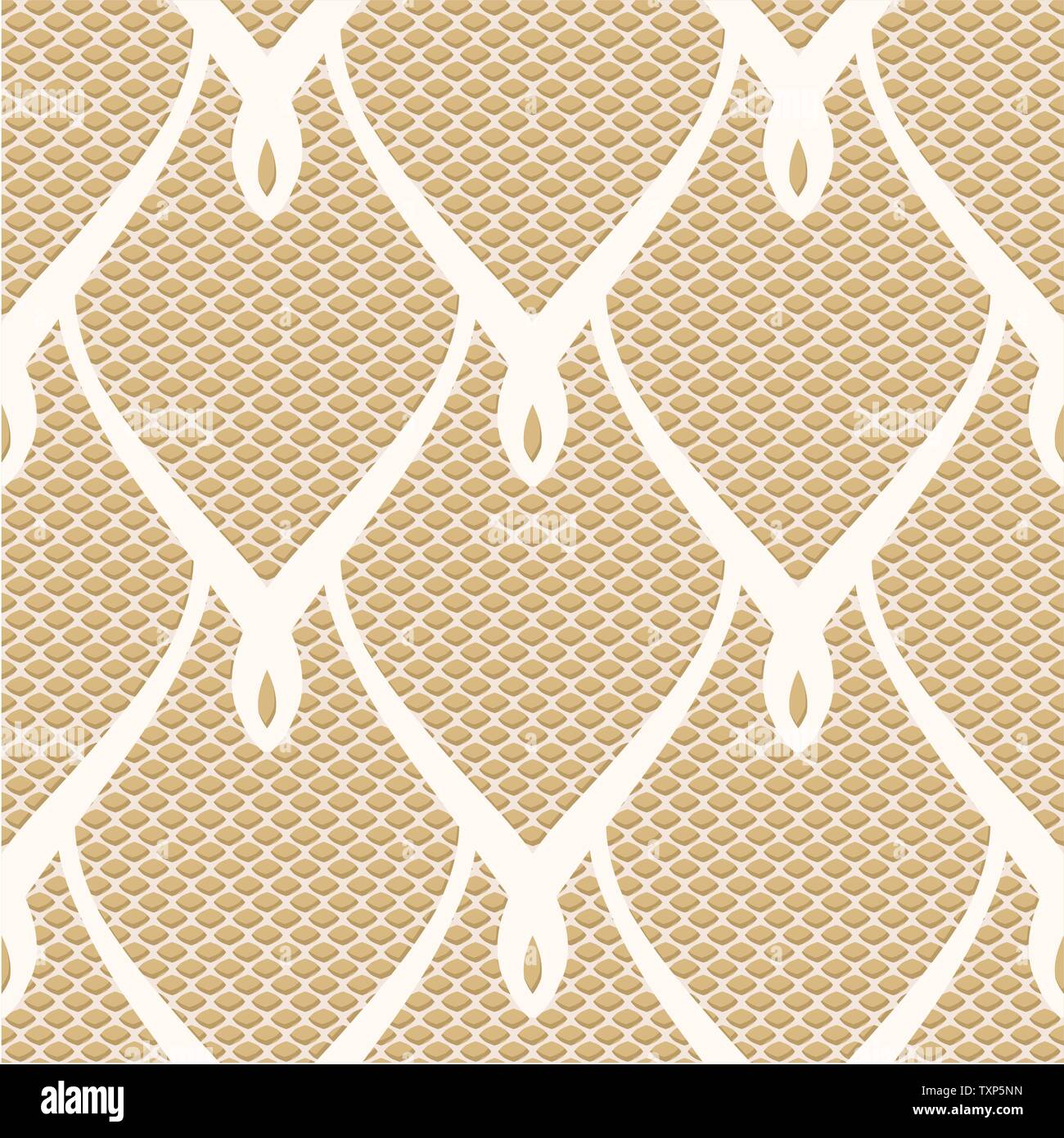 Lacy seamless oriental scales pattern Stock Vector Image & Art - Alamy