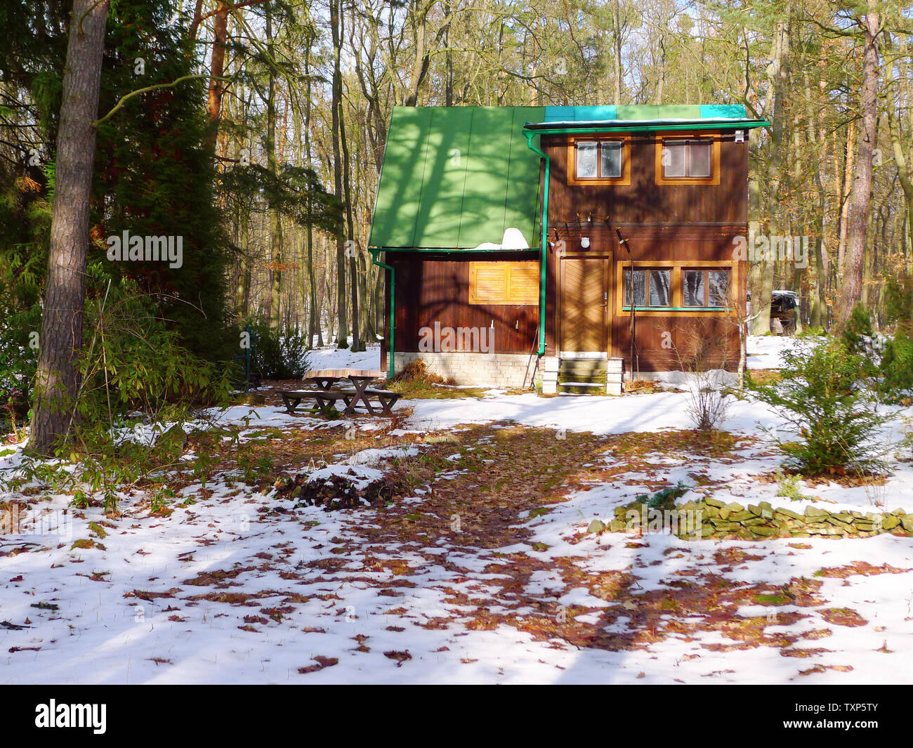 Cottage in forest hi-res stock photography and images - Alamy