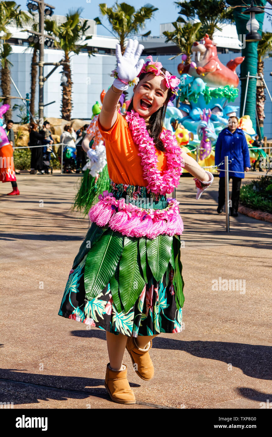Shanghai Haichang Ocean Park float parade Stock Photo - Alamy