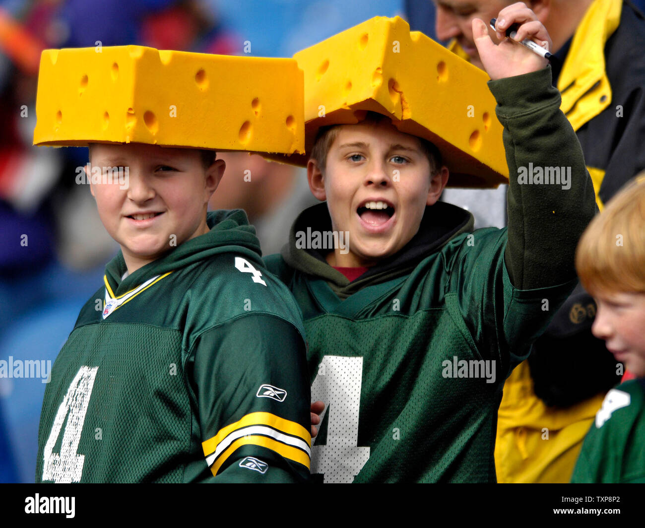 Green Bay Packer fans enjoy the game between the Packers and the ...