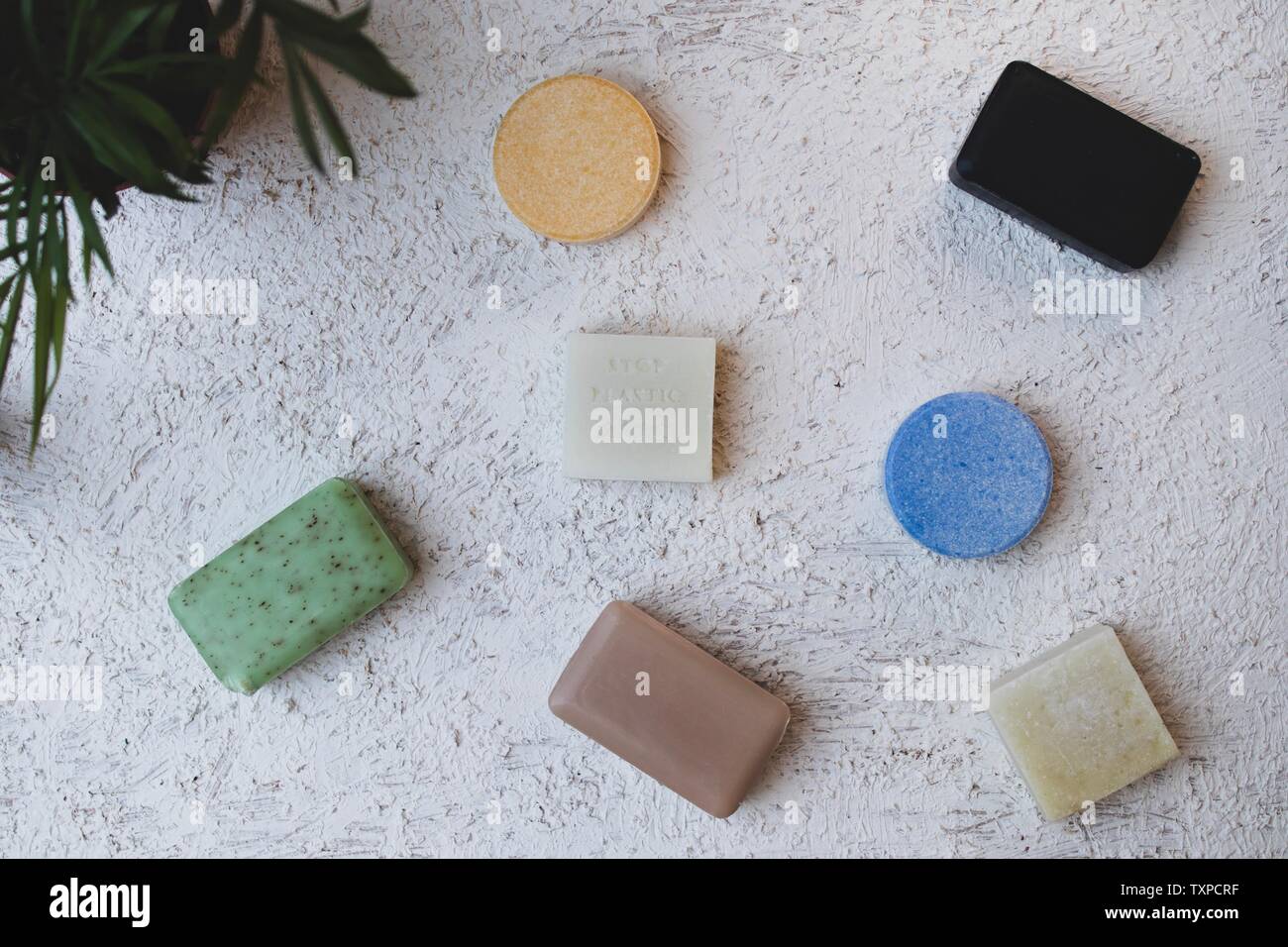Shampoo bar with white background zero waste lifestyle Stock Photo - Alamy
