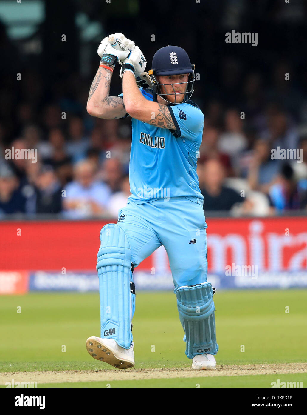 England’s Ben Stokes batting during the ICC Cricket World Cup group ...