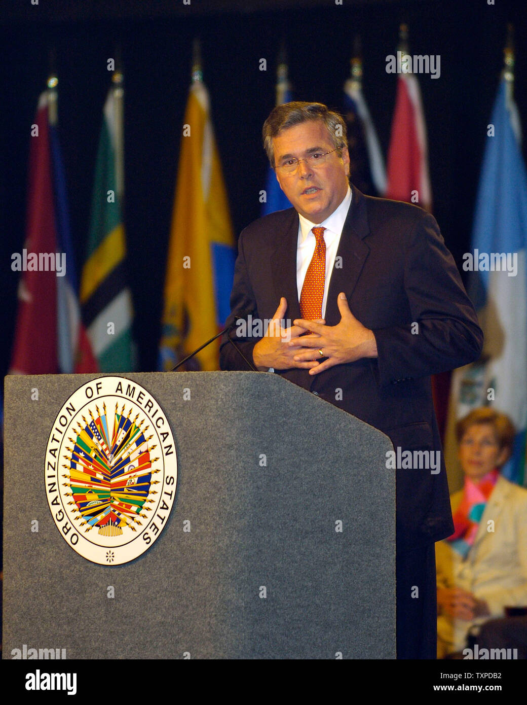 Florida Governor, Jeb Bush opens the General Assembly of the ...