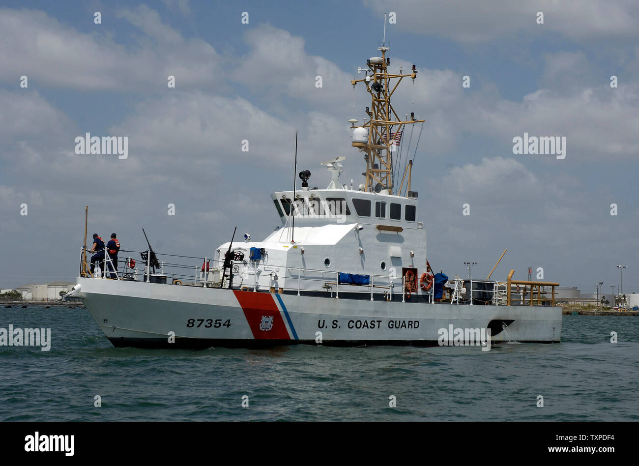 The USCG Cutter "Dolphin", commissioned in 2003 is on hand to provide ...