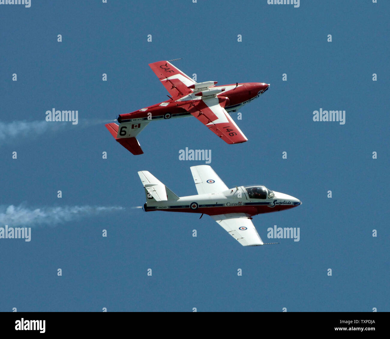 The Canadian Forces Snowbirds, the only jet team in North America to ...