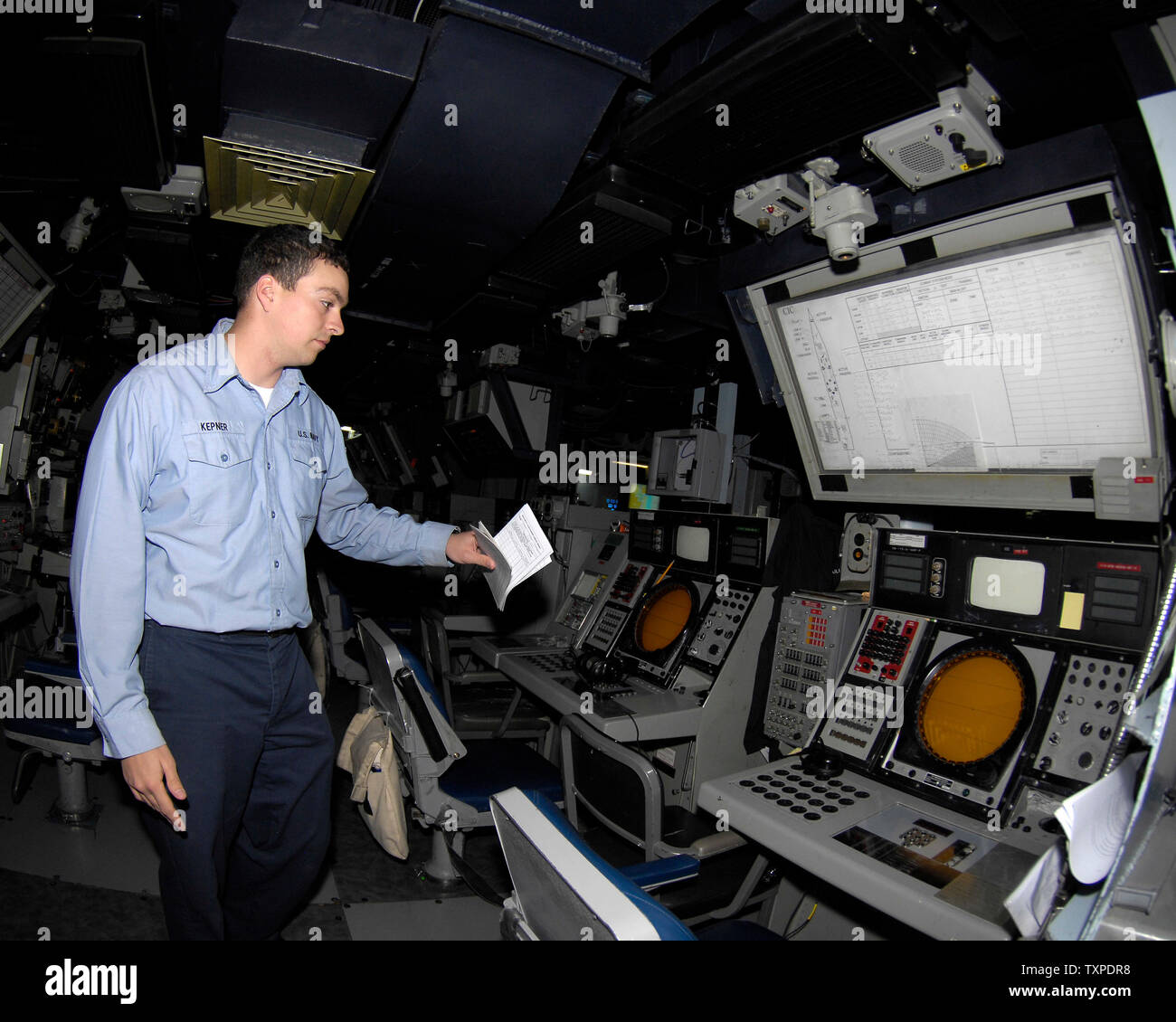 Combat information center hi-res stock photography and images - Alamy