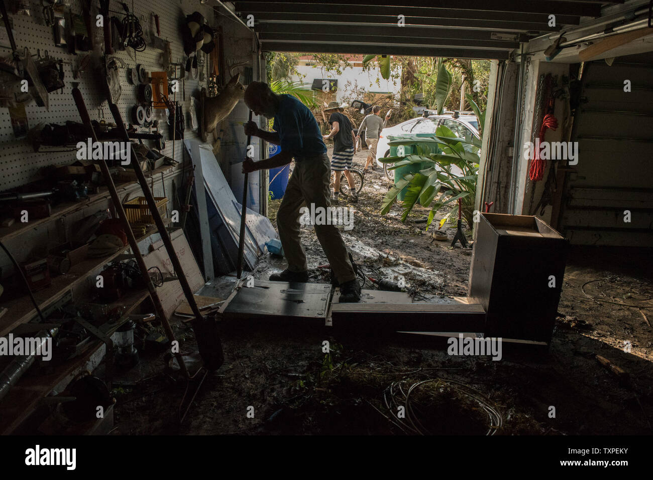 Coconut grove after hurricane irma hi-res stock photography and images ...