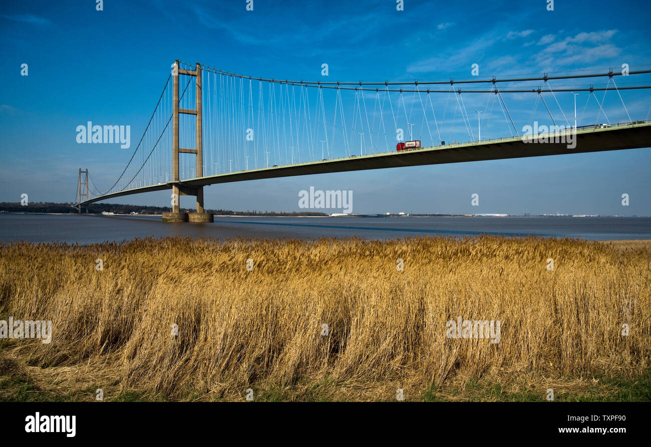 Humber suspension Bridge Stock Photo - Alamy