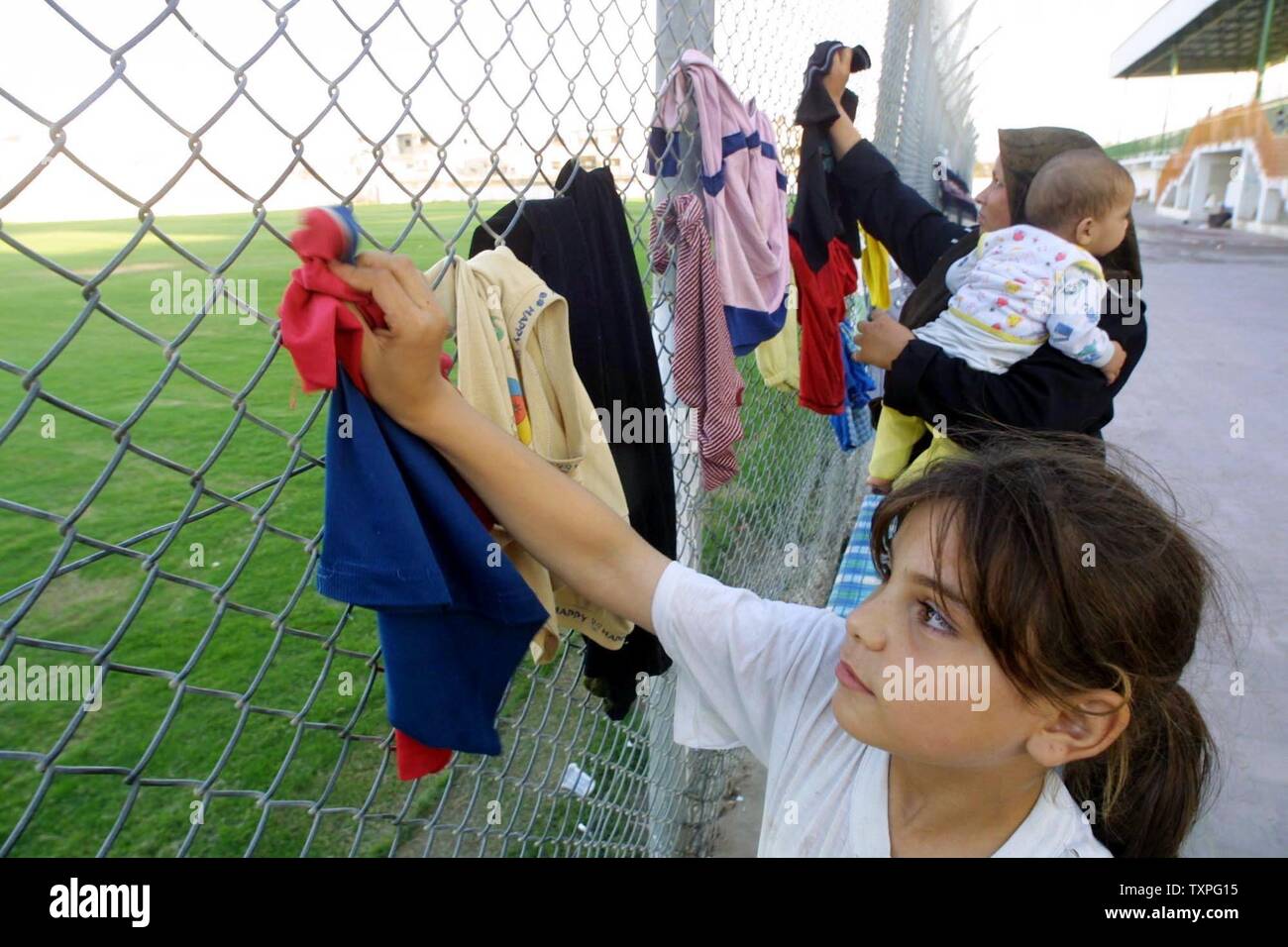 Palestinian Families who were left homeless after the latest incursion ...