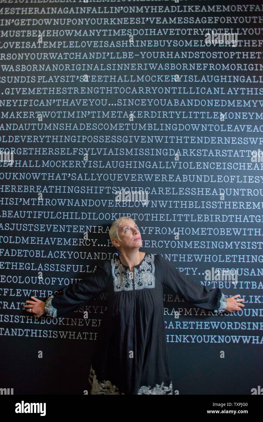 Annie Lennox opens exhibition the 'House of Annie Lennox' Scottish ...