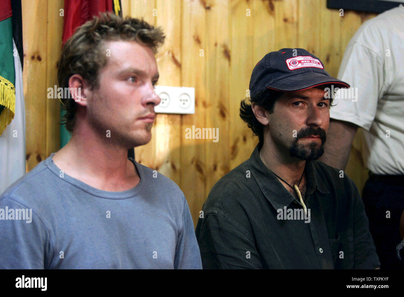 American journalist Dion Nissenbaum (R) who works for Knight Ridder ...