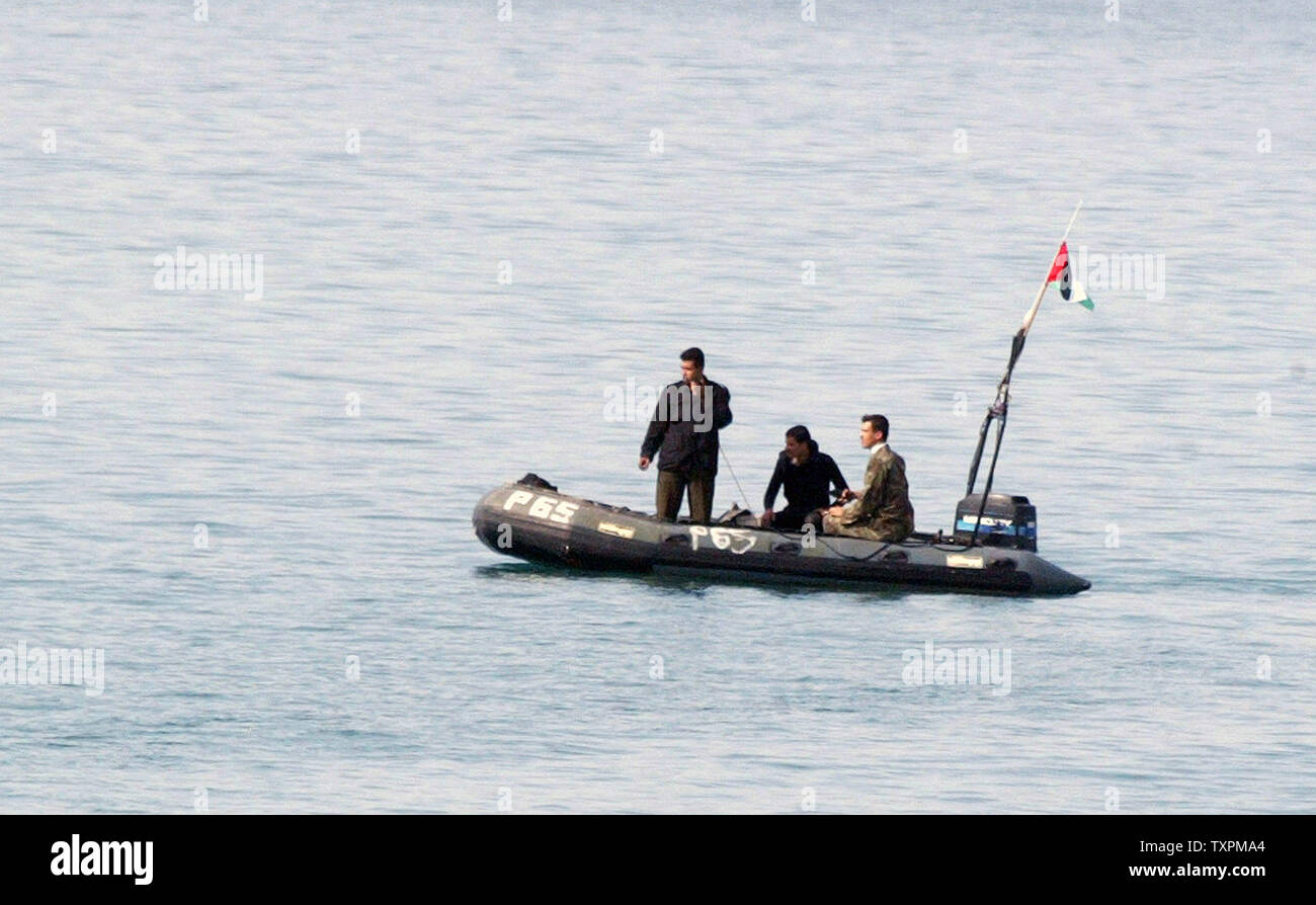 Palestinian Navy patrols on the coastal waters off the Gaza shores ...