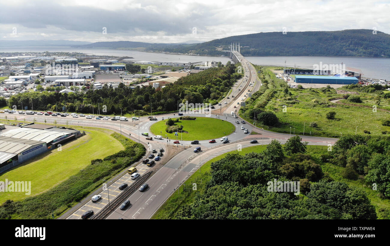 Inverness, Scotland, UK. 25 June 2019. Transport Scotland has proposed ...