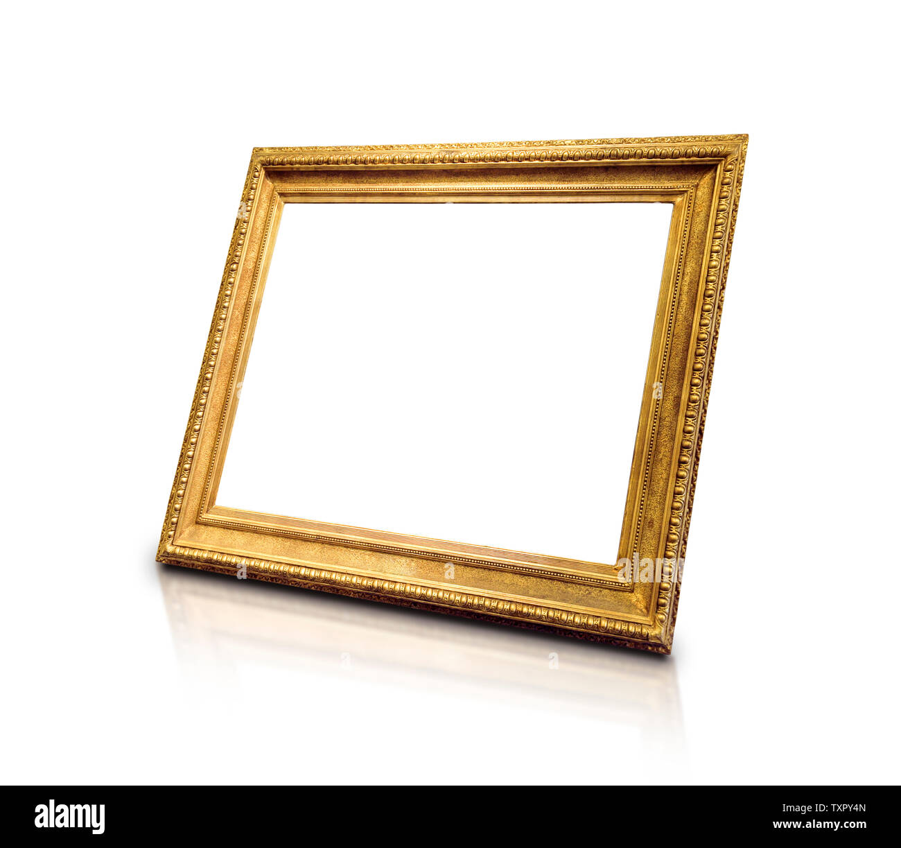 Gold frame border hi-res stock photography and images - Alamy