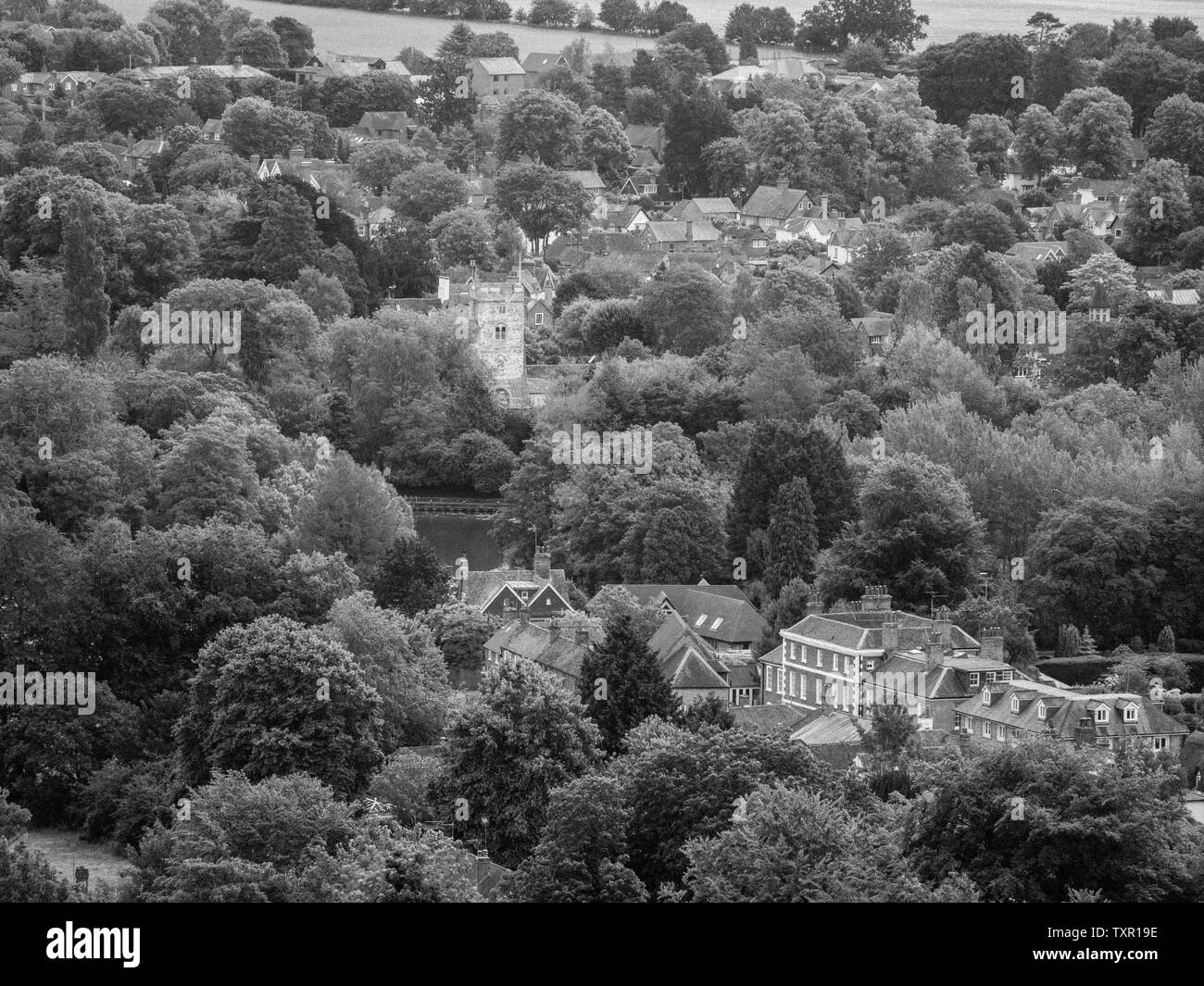 Oxfordshire berkshire border hi-res stock photography and images - Alamy