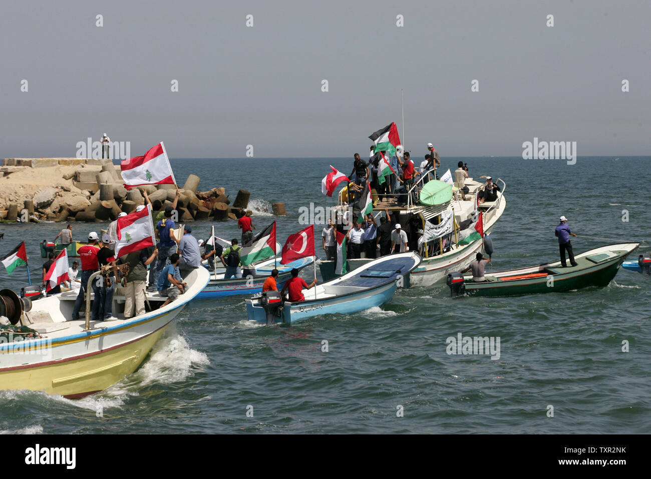Blockade fishing vessels hi-res stock photography and images - Alamy