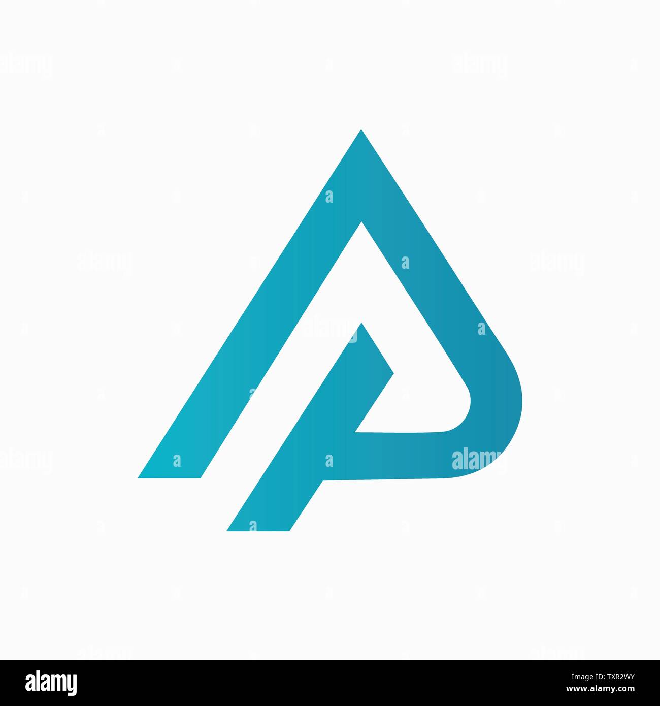 Letter AP logo design template Stock Vector Image & Art - Alamy