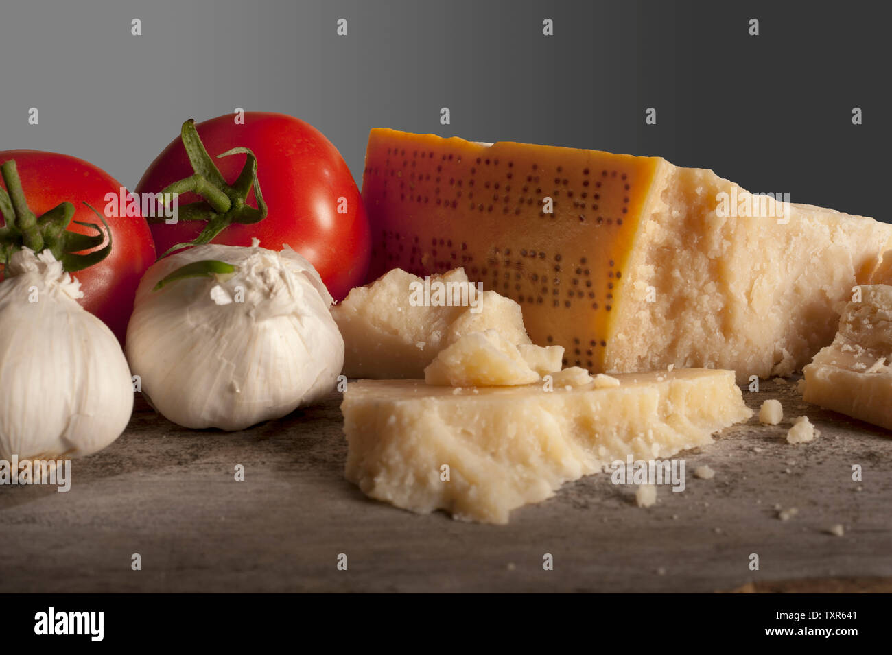 Parmesan Reggiano Wedge Stock Photo - Alamy