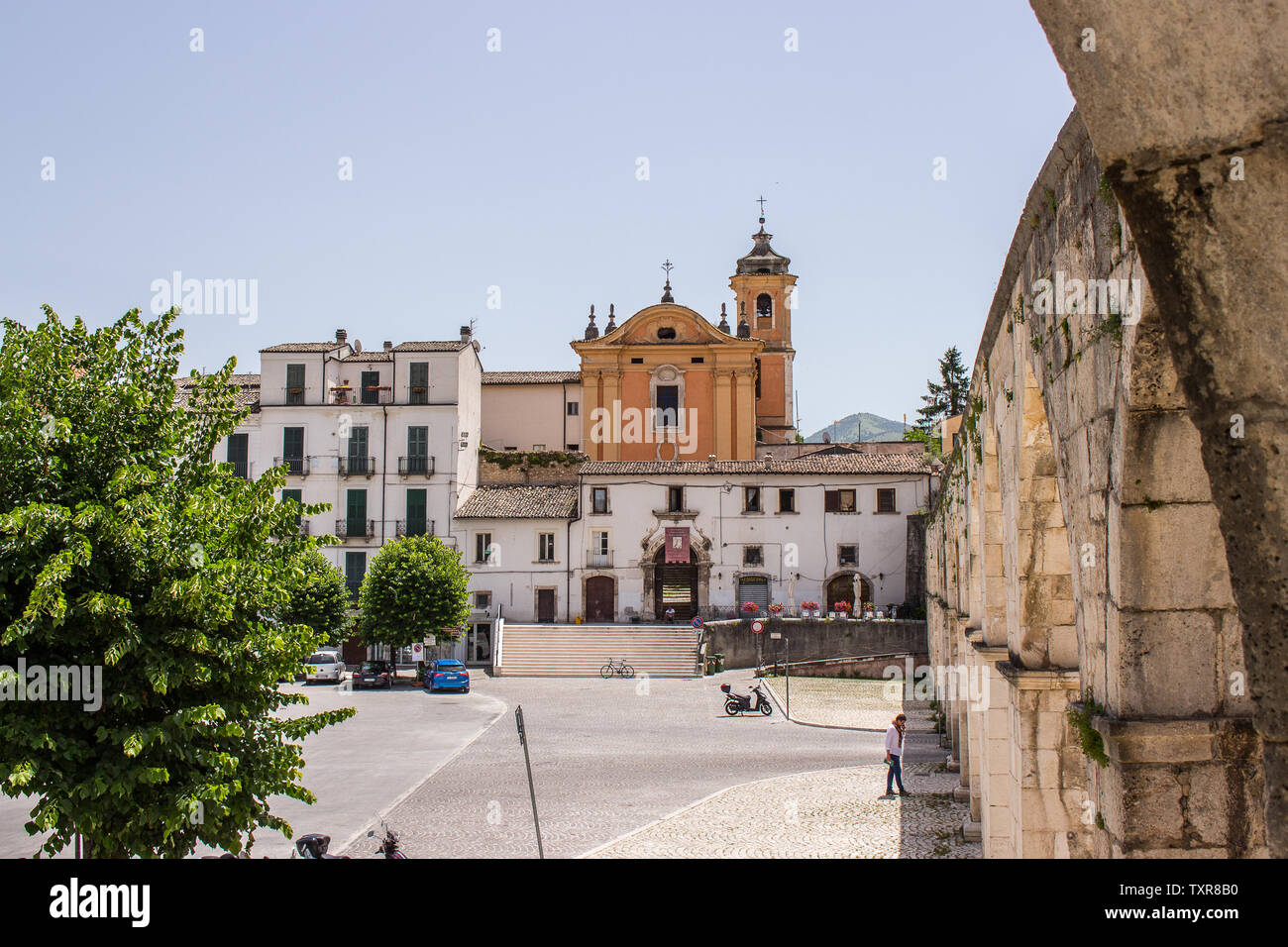 Piazza Giuseppe Garibaldi is the largest square in the city of Sulmona ...