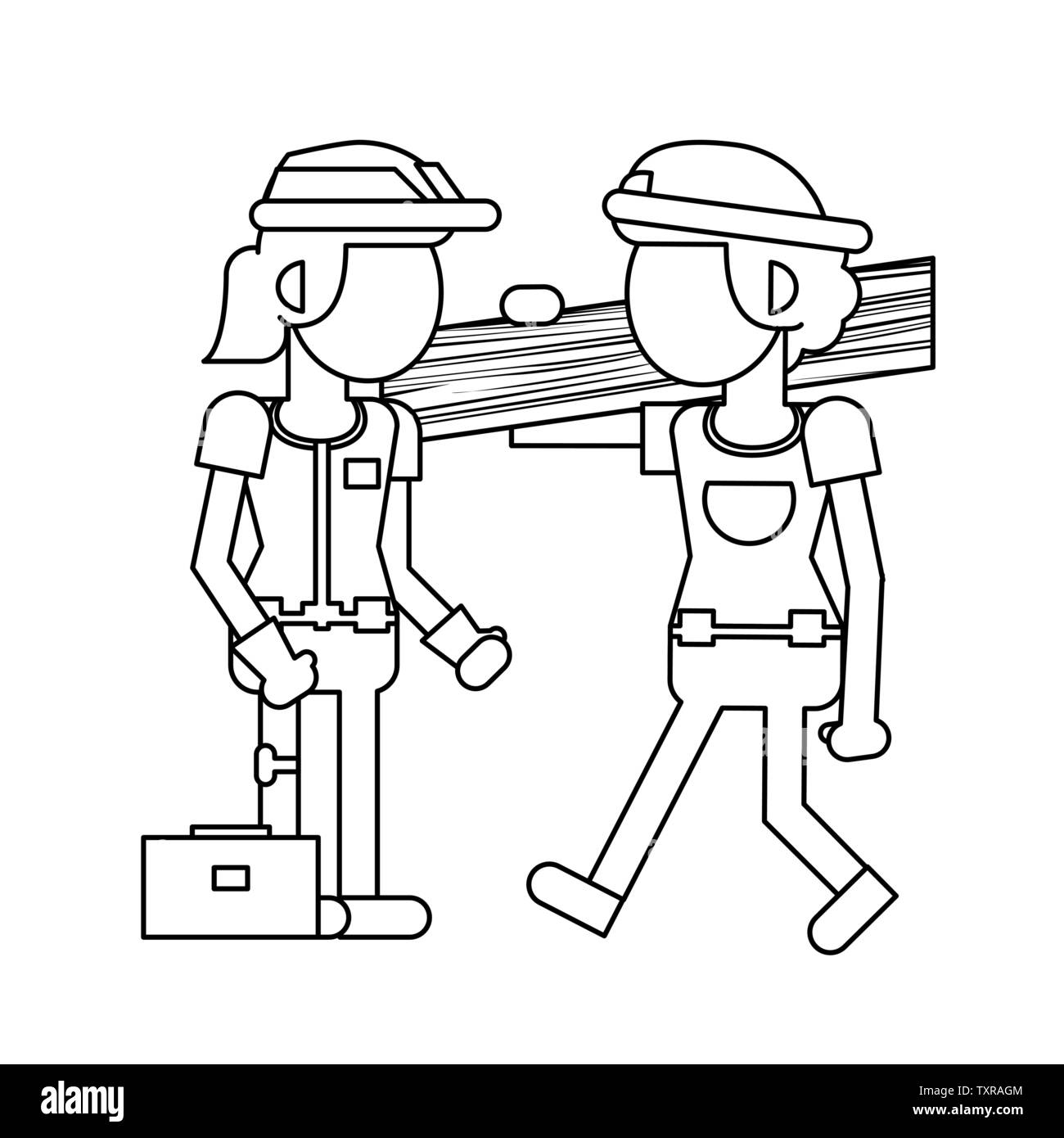 Cartoon Tools Black And White
