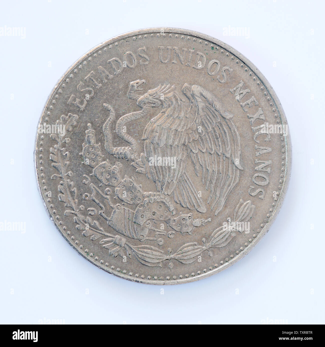 Mexico 20 Pesos Coin - 1980 Stock Photo - Alamy