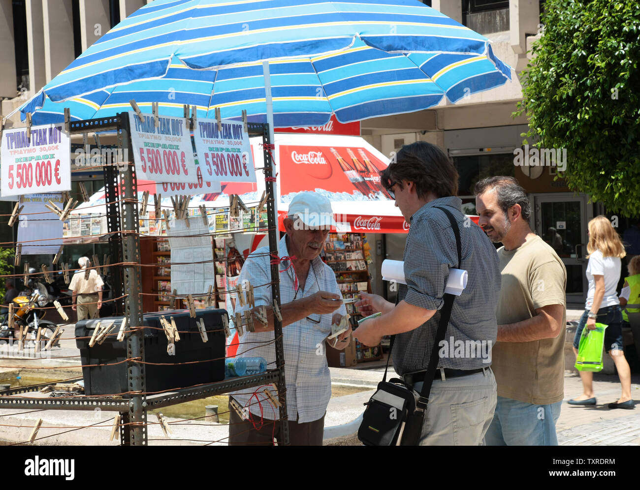 Greek lottery hi-res stock photography and images - Alamy