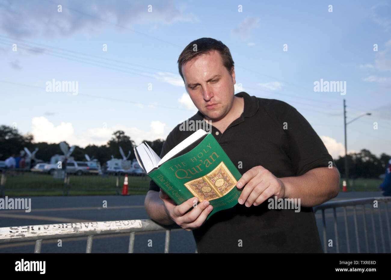 As dusk falls, 29 year-old Sebastian Bagby, of Atlanta, Ga., as he ...