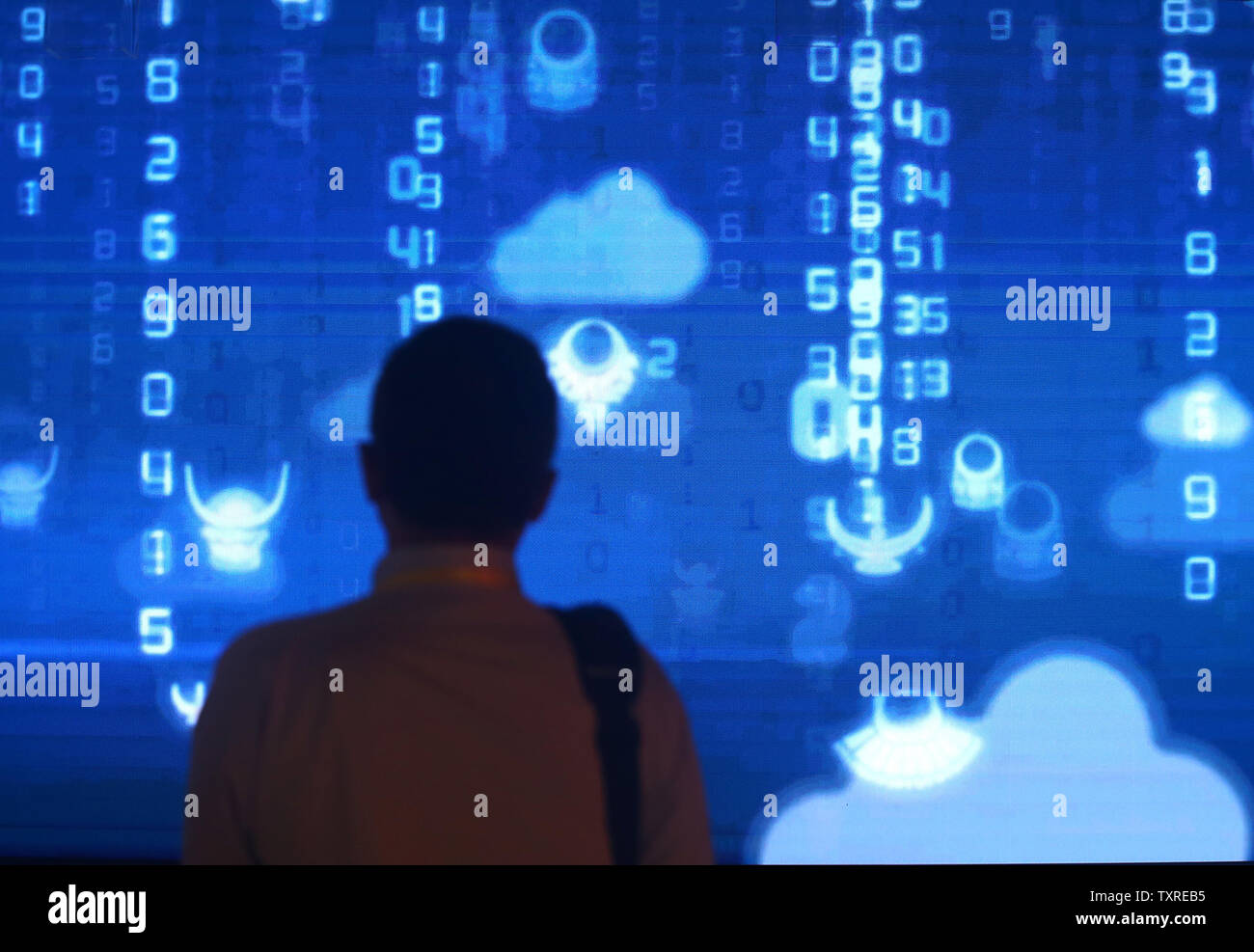 Harnessing data hi-res stock photography and images - Alamy