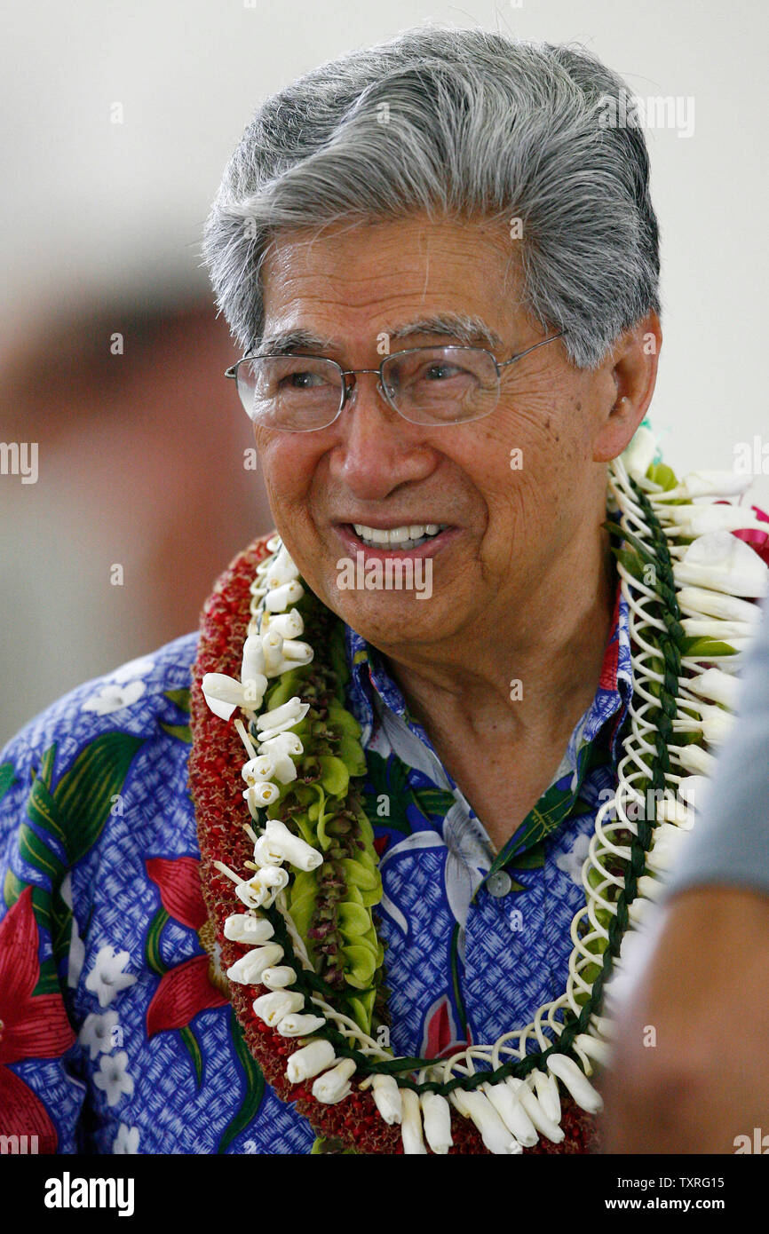 Senator daniel akaka hi-res stock photography and images - Alamy