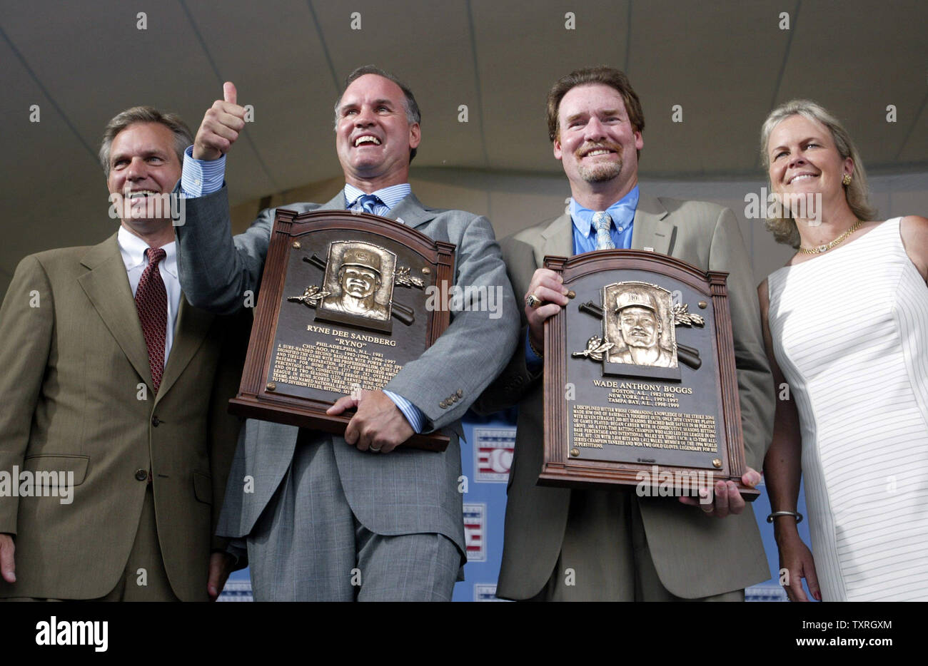 National Baseball Hall of Fame's newest members, former Chicago Cubs ...