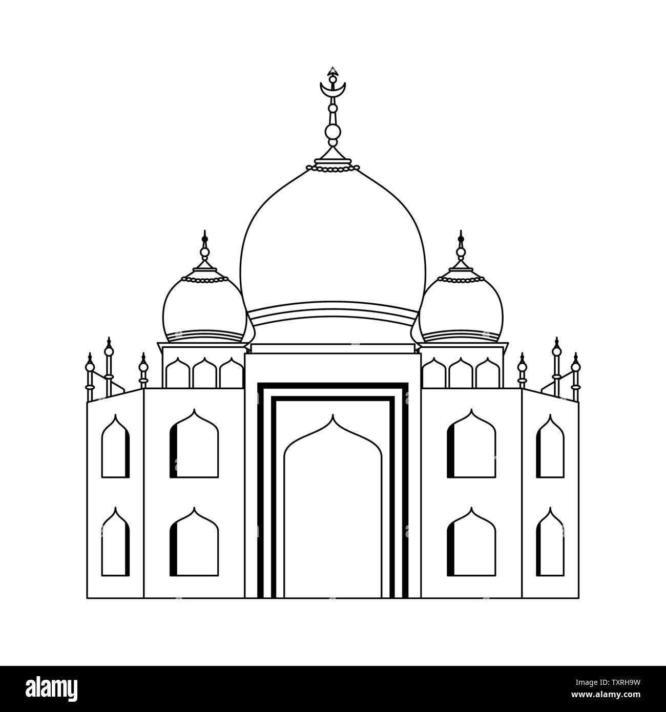 Indian Monuments Clipart