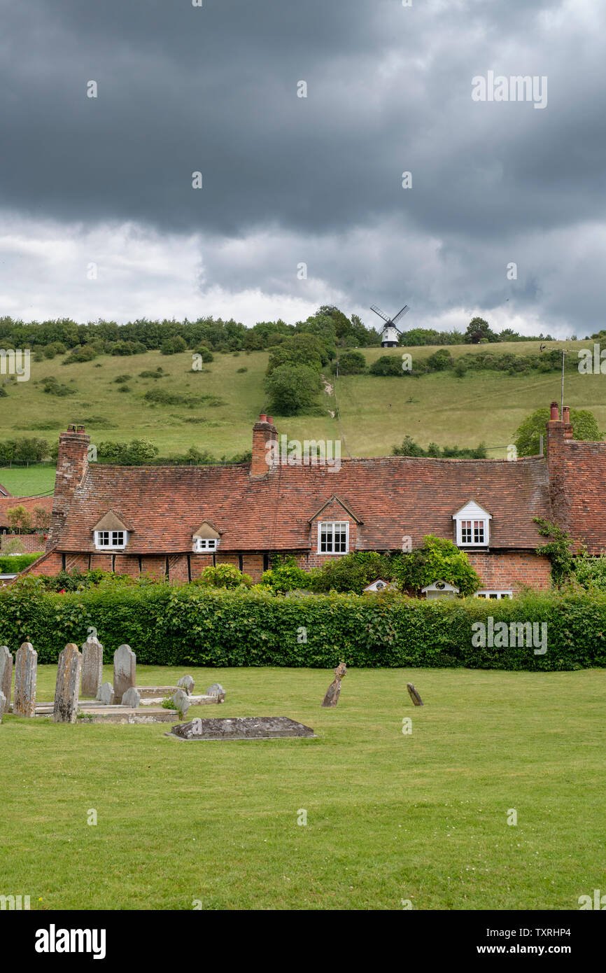Turville village in the chilterns. Buckinghamshire, England Stock Photo ...