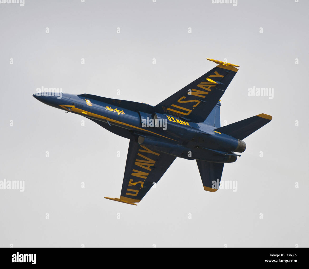 The U.S. Navy Blue Angles aerial demonstration squadron performs at the ...