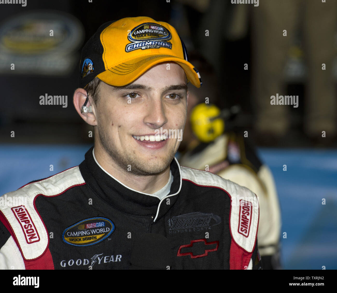 The 2012 NASCAR Camping World Truck Series Championship winner, James ...