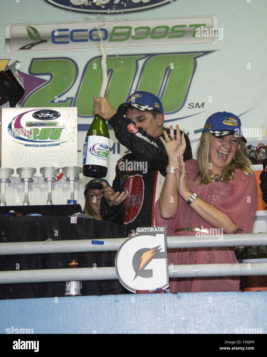 The 2012 NASCAR Camping World Truck Series Race Winner, Cale Gale ...