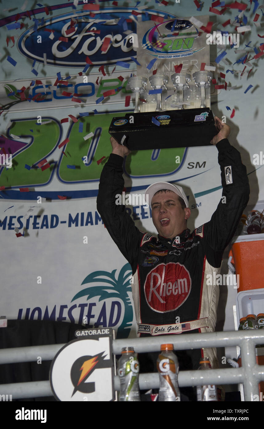 The 2012 NASCAR Camping World Truck Series Race Winner, Cale Gale ...