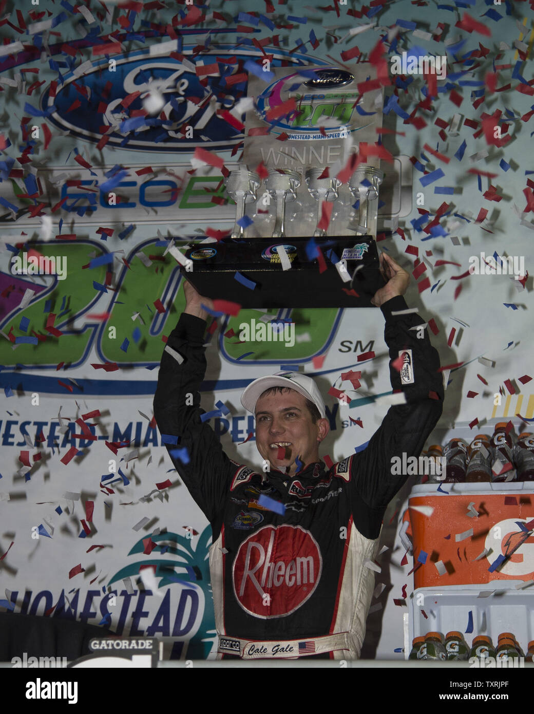 The 2012 NASCAR Camping World Truck Series Race Winner, Cale Gale ...