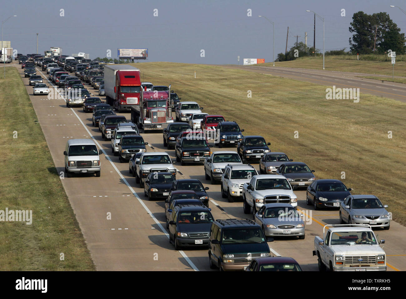 Hurricane rita evacuation hi-res stock photography and images - Alamy