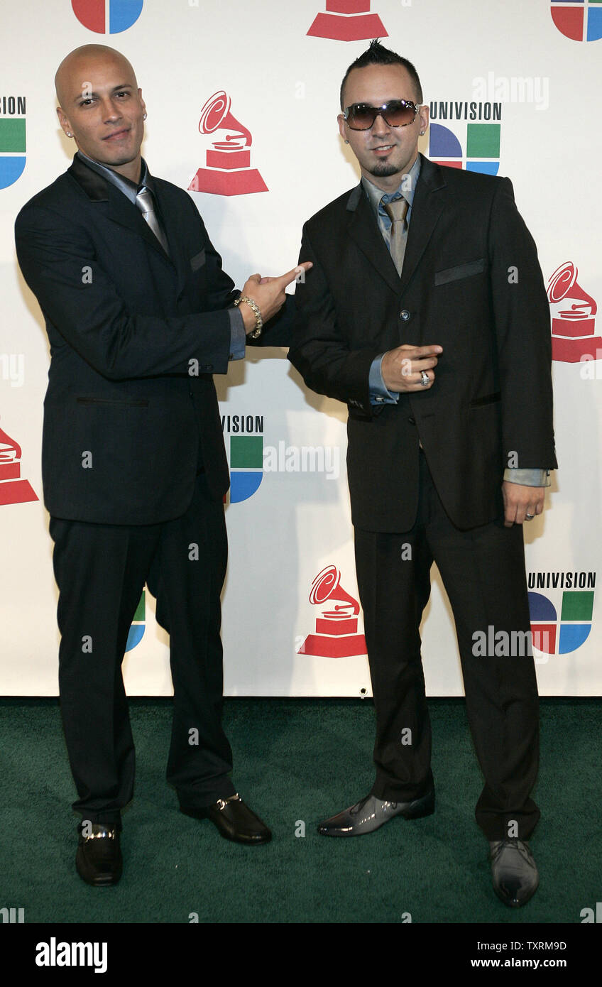 Alexis Y Fido arrive at the 9th annual Latin Grammy Awards at the ...