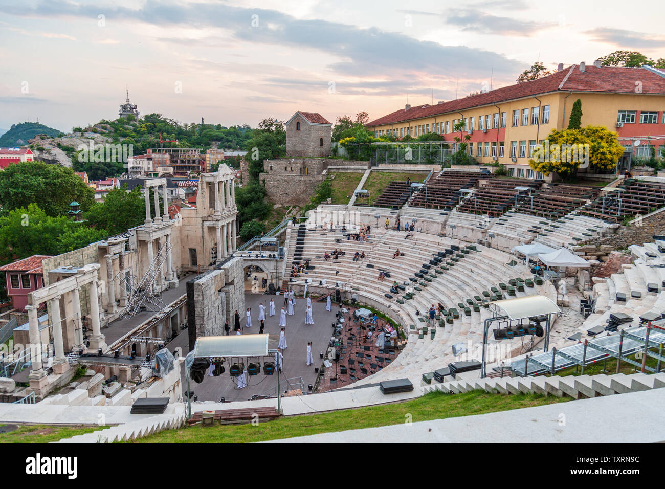 The Roman theatre of Plovdiv Ancient Theater of Philippopolis european ...