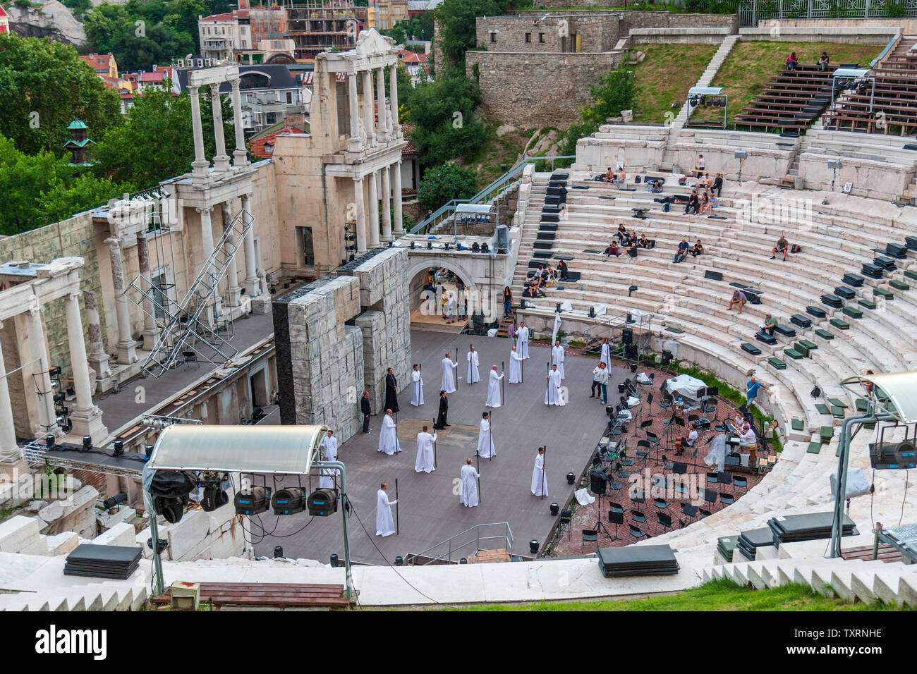 The Roman theatre of Plovdiv Ancient Theater of Philippopolis european ...