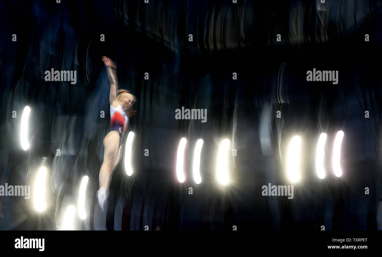 France's Marine Jurbert during the final of the Women's Synchronized ...
