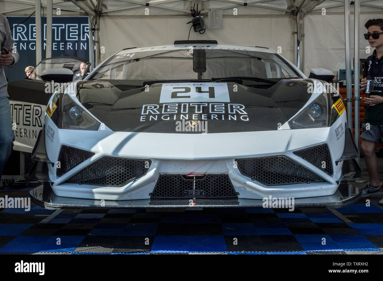 Lamborghini Gallardo GT3 in Circuit de Barcelona, Catalonia, Spain ...